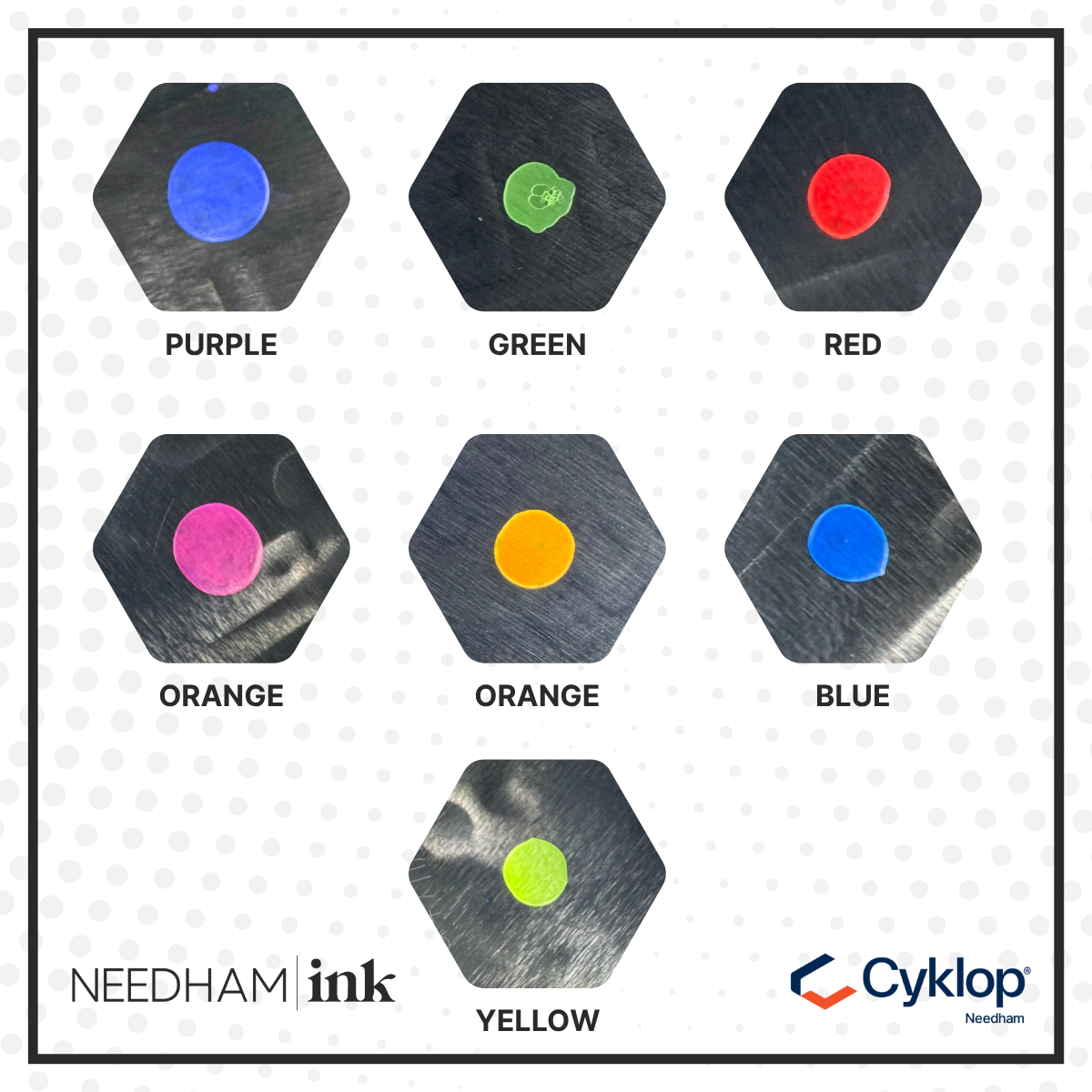 UV-Readable Dot Inks | Invisible Industrial Coding